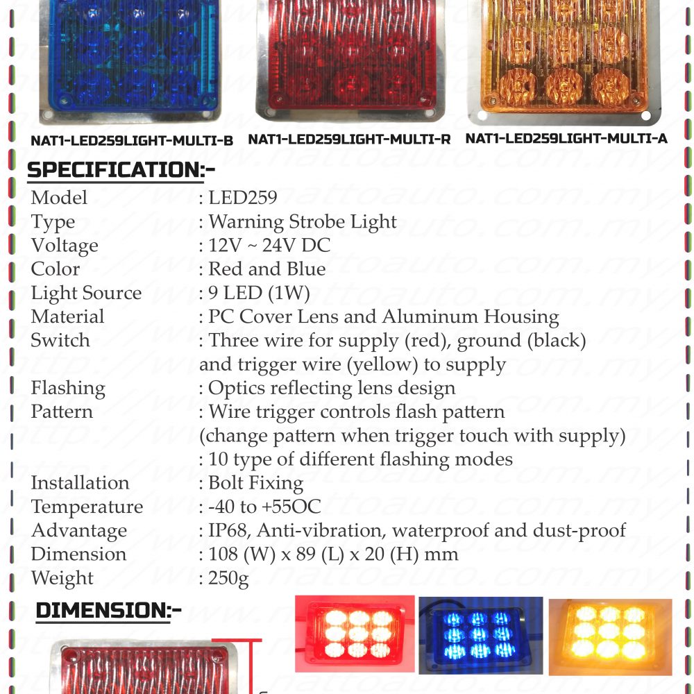 Vehicle Warning System - NATTO ABS