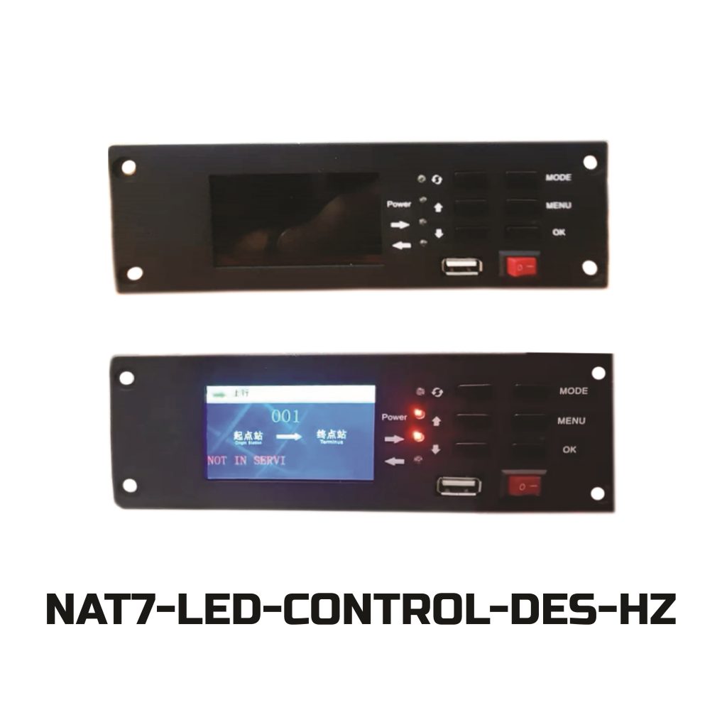CONTROLLER FOR MULTI COLOUR LED DESTINATION BOARD - NATTO ABS