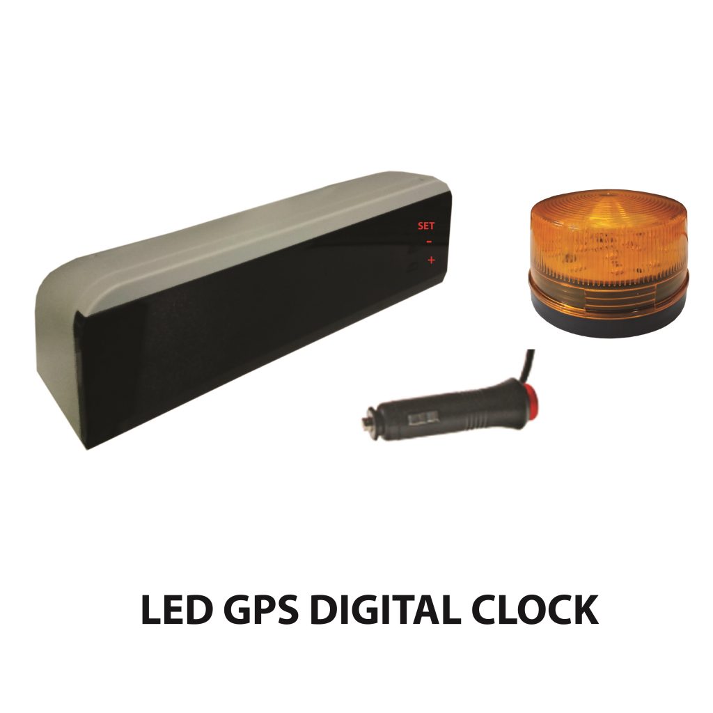DIGITAL CLOCK WITH SPEED LIMIT AND TEMPERATURE - NATTO ABS