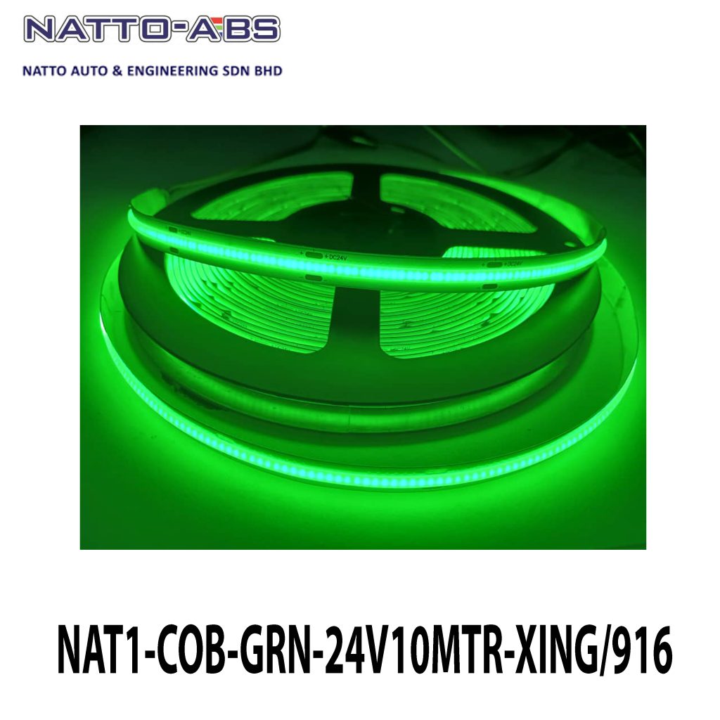 LED STRIP LIGHT GREEN 1ROLL 24V - NATTO ABS