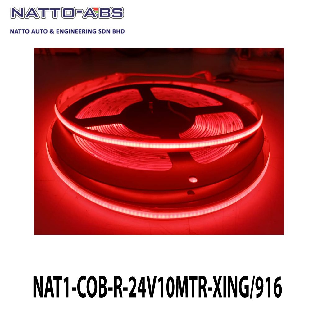 LED STRIP LIGHT RED 1ROLL 24V - NATTO ABS